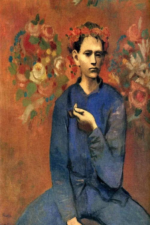 A Boy with Pipe Canvas Wall Art by Pablo Picasso | iCanvas