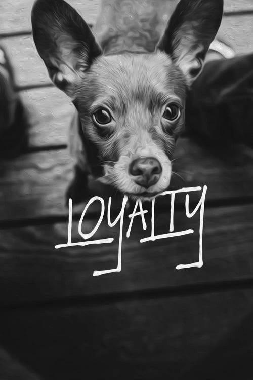 Dog Loyalty Canvas Wall Art by Adrian Baldovino | iCanvas