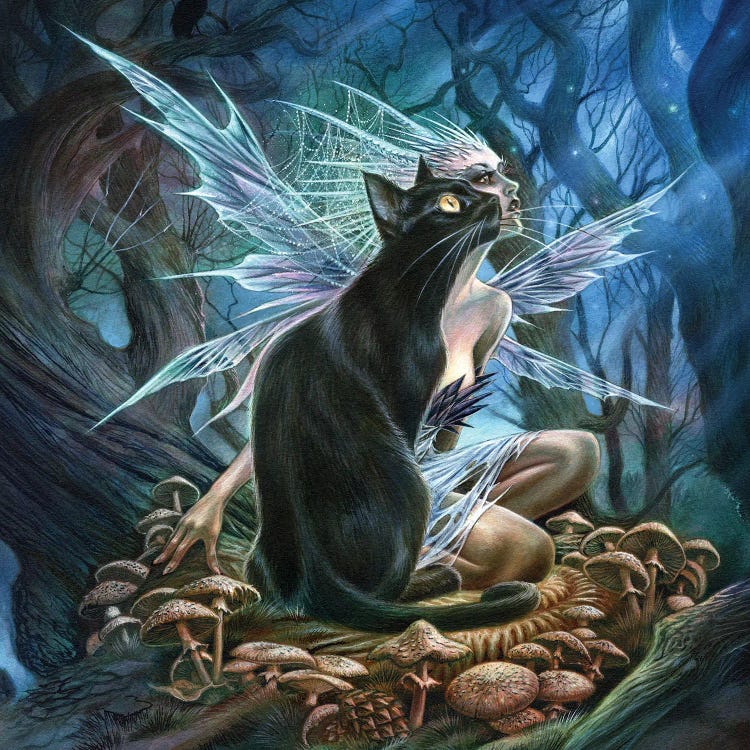 Faerie Familiar Canvas Wall Art by Alchemy England | iCanvas