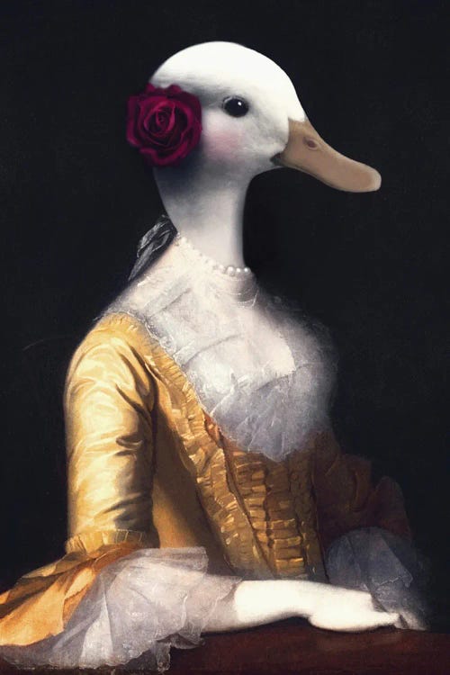 Cute Baby Duck Canvas Wall Art by Susan Richey | iCanvas