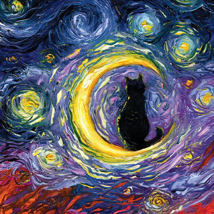 Luna Canvas Wall Art by Aja Trier | iCanvas