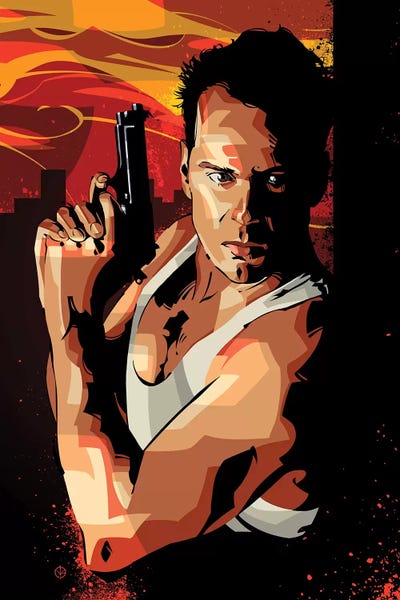 Die Hard (Film Series) Characters Canvas Art Prints | iCanvas