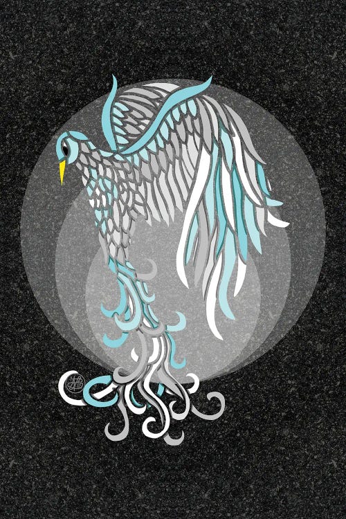 Ice Phoenix Canvas Wall Art by Angelika Parker | iCanvas