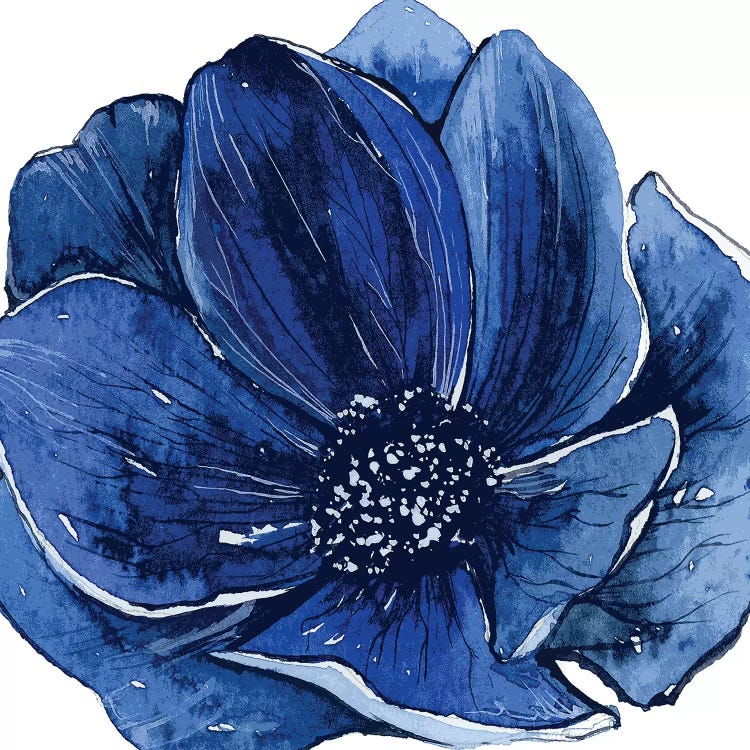 Ellie Blue Canvas Wall Art by Art Mirano | iCanvas