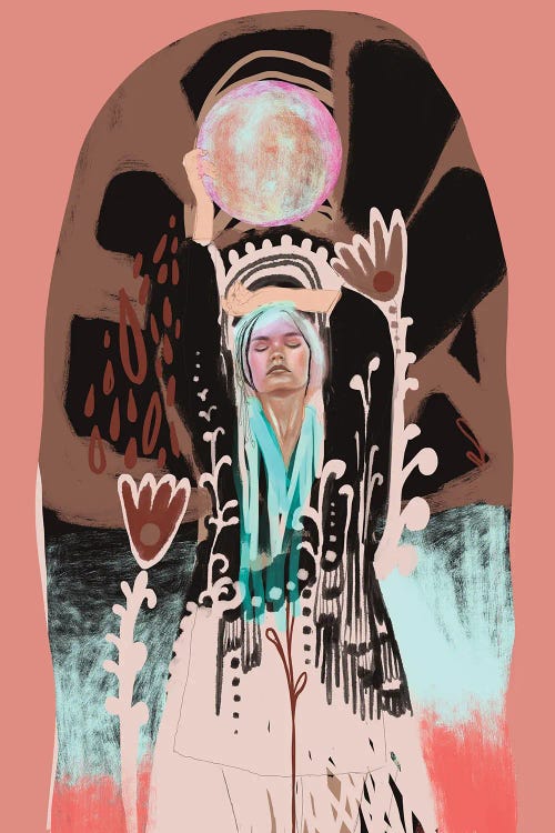 Moon Fairy Canvas Wall Art by Abdullah Evindar | iCanvas