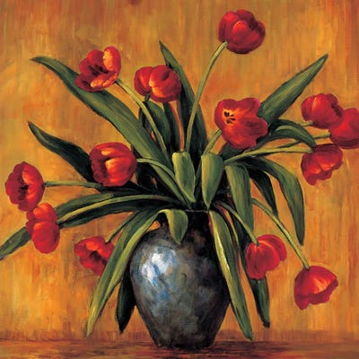 Red Irises Canvas Art by Brian Francis | iCanvas