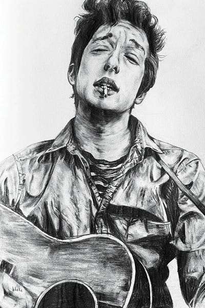 Acoustic Dylan Canvas Wall Art by Blake Munch | iCanvas