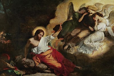 The Archangel Michael defeating Satan Canva - Canvas Art | Guido Reni