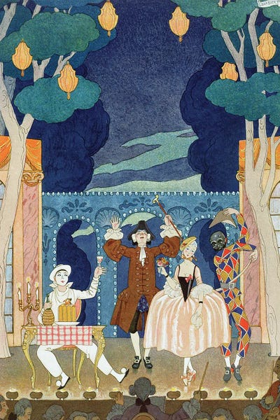 The Tango Canvas Art Print by George Barbier | iCanvas