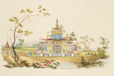 Taoist Temple Drawing