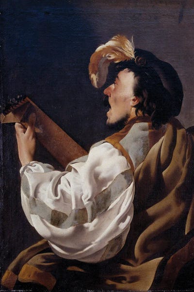 Street Singer Canvas Print by Edouard Manet | iCanvas