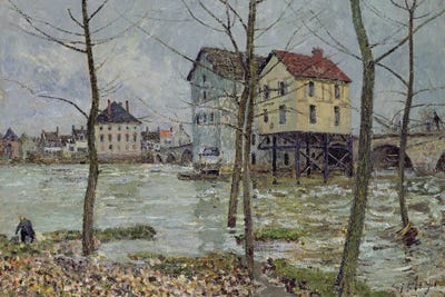 Sisley Paintings Winter