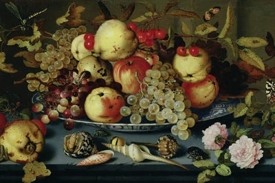 Still Life With Crab, Shrimps And Lob - Canvas Artwork | Clara Peeters