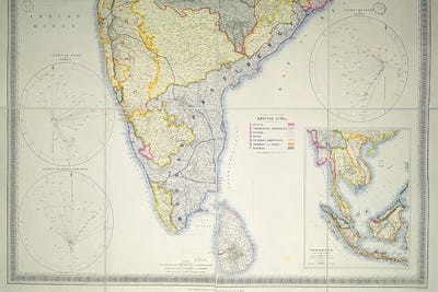 Southern Indian Ocean Map