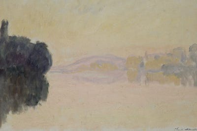 The Epte River Near Giverny Canvas Wall Art by Claude Monet | iCanvas