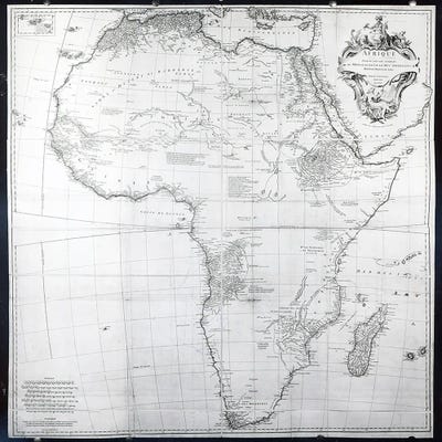 Niger Map Canvas Art by Michael Tompsett | iCanvas