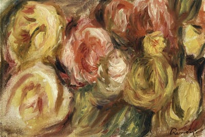 Roses, 1915 Canvas Art by Pierre-Auguste Renoir | iCanvas
