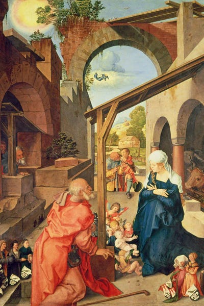 Adam And Eve, 1504 Canvas Wall Art by Albrecht Dürer | iCanvas