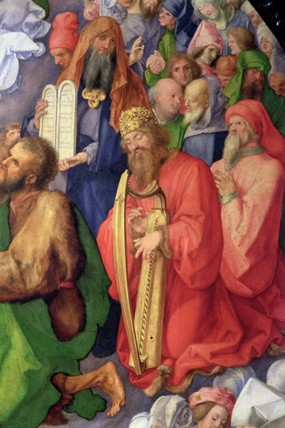 Detail Of Satan Devouring The Damned In - Canvas Print | Fra Angelico
