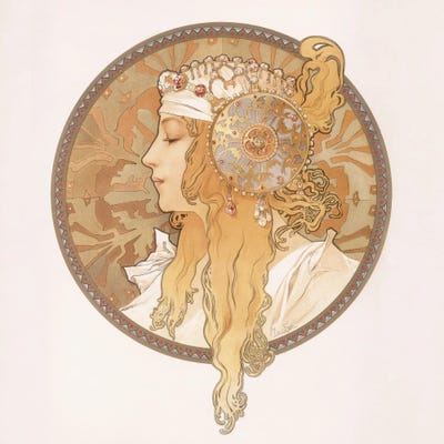 Salome Canvas Art Print by Alphonse Mucha | iCanvas