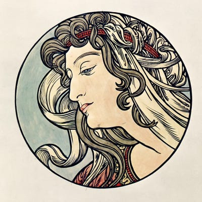 Salome Canvas Art Print by Alphonse Mucha | iCanvas