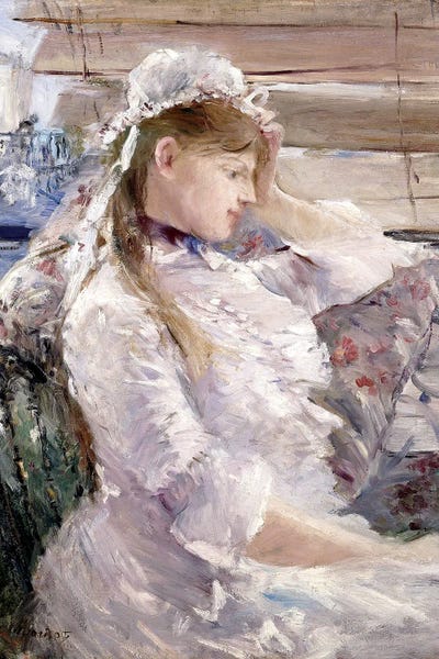 The Psyche Mirror, 1876 Canvas Print by Berthe Morisot | iCanvas