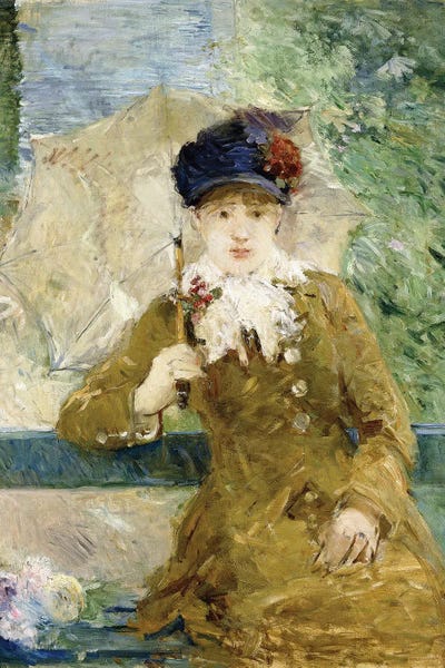 The Psyche Mirror, 1876 Canvas Print by Berthe Morisot | iCanvas
