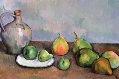 Fruit Bowl Canvas Art by Paul Cezanne | iCanvas