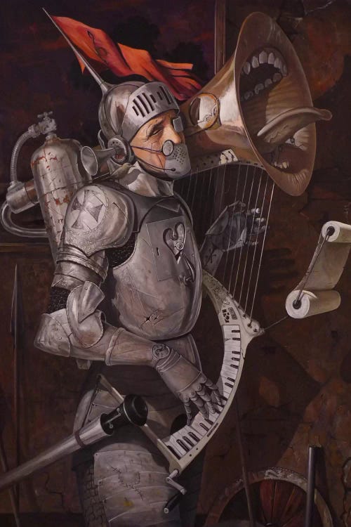 Requiem For Peace Canvas Wall Art by Adrian Borda | iCanvas