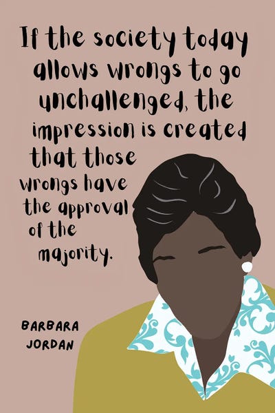 Barbara Jordan Canvas Artwork | iCanvas