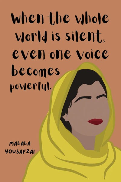 Malala Yousafzai Canvas Art Prints | iCanvas