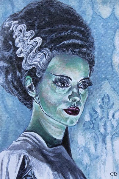 Frankenstein And Bride Painting