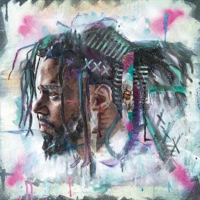 J Cole Painting