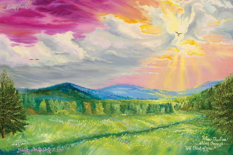 A Sign From Above Canvas Wall Art by Curtis Funke | iCanvas