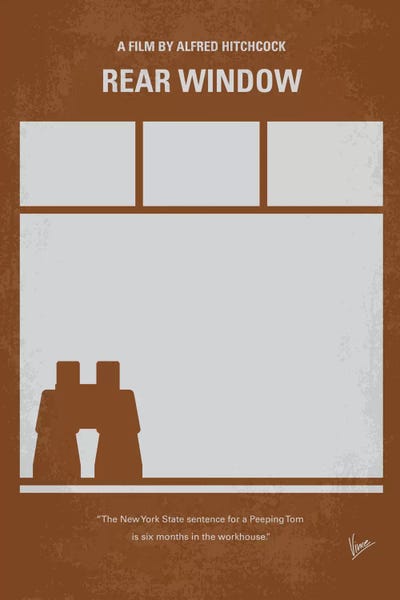 Rear Window Minimalist Poster