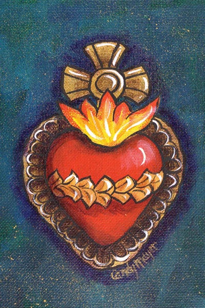 Sacred Heart Mexican Folk Art