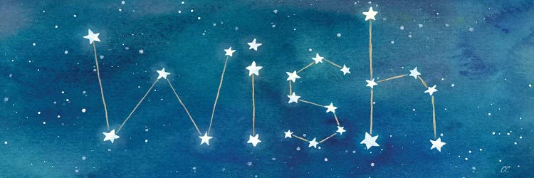 Star Sign Wish Canvas Wall Art by Cynthia Coulter | iCanvas