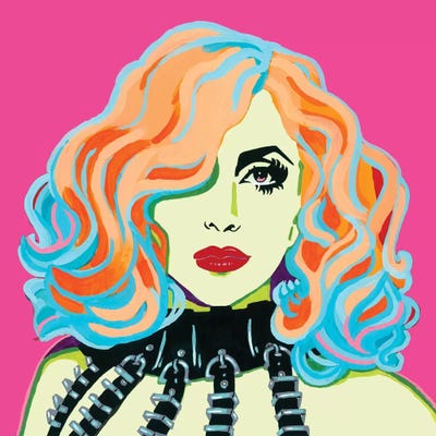 Lady Gaga Easy Drawing