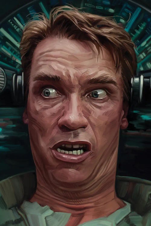 Douglas Quaid, Total Recall Canvas Wall Art by Dmitry Belov | iCanvas