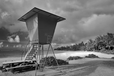 Lifeguard Tower Canvas Wall Art by Dennis Frates | iCanvas