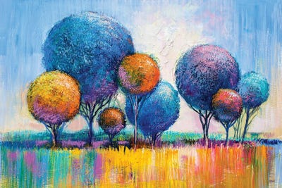 Colorful Paintings Of Trees
