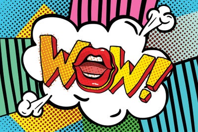 Pop Art Words Pop