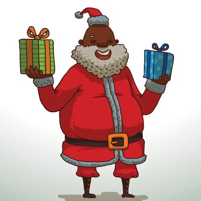 Ghetto Santa Drawing