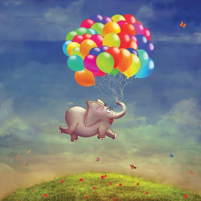 Flying Elephant Balloon