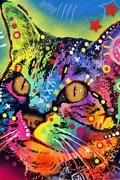Confident Cat Canvas Art Print by Dean Russo | iCanvas