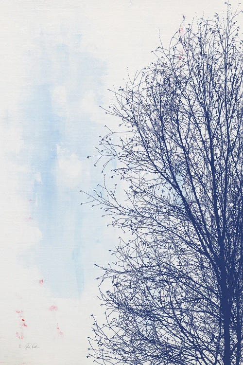 Blue Tree Canvas Wall Art by Deborah Revell | iCanvas