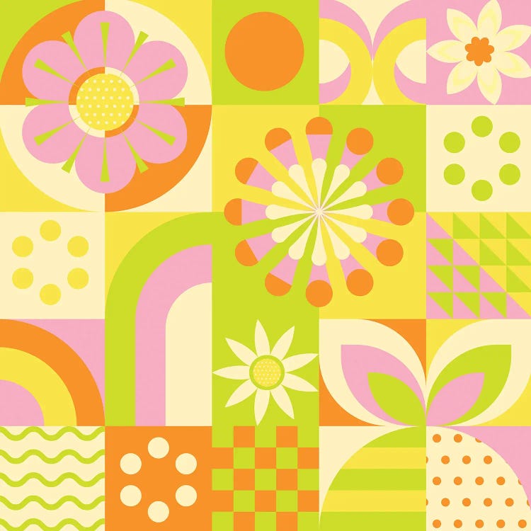 Spring Fresh Canvas Wall Art by Jen Du | iCanvas