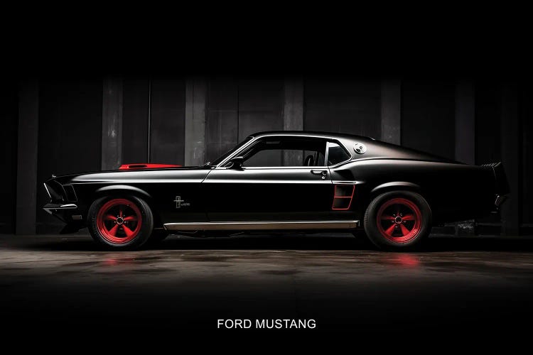 Ford Mustang Canvas Wall Art by Durro Art | iCanvas