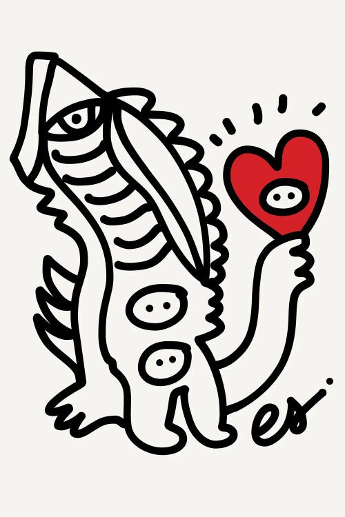 French Graffiti Art Canvas Wall Art by Emmanuel Signorino | iCanvas