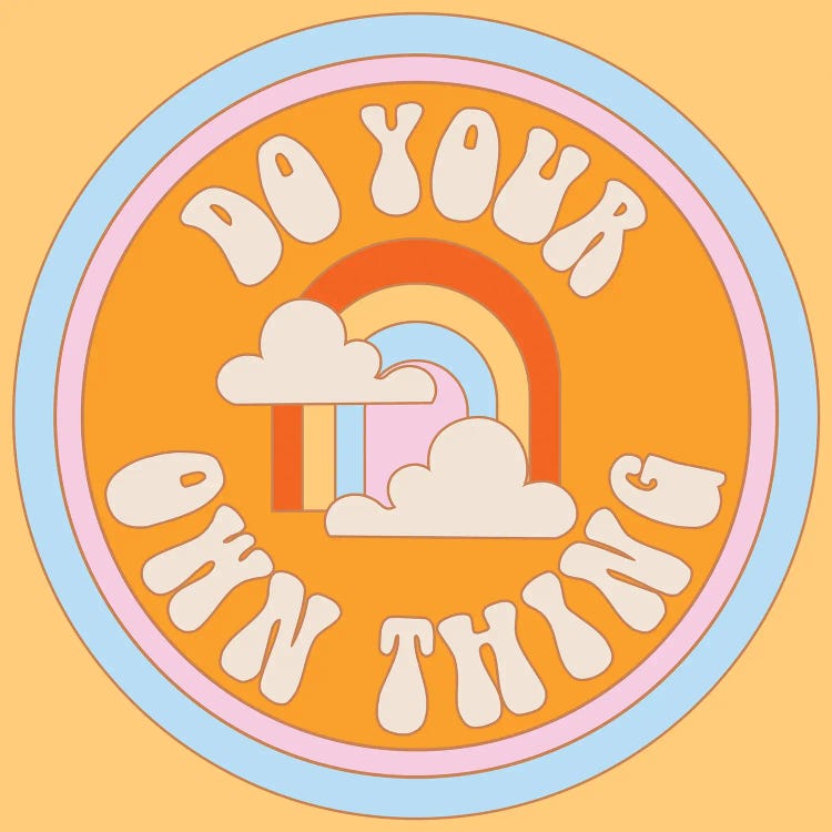 Do Your Own Thing Canvas Wall Art by Exquisite Paradox | iCanvas